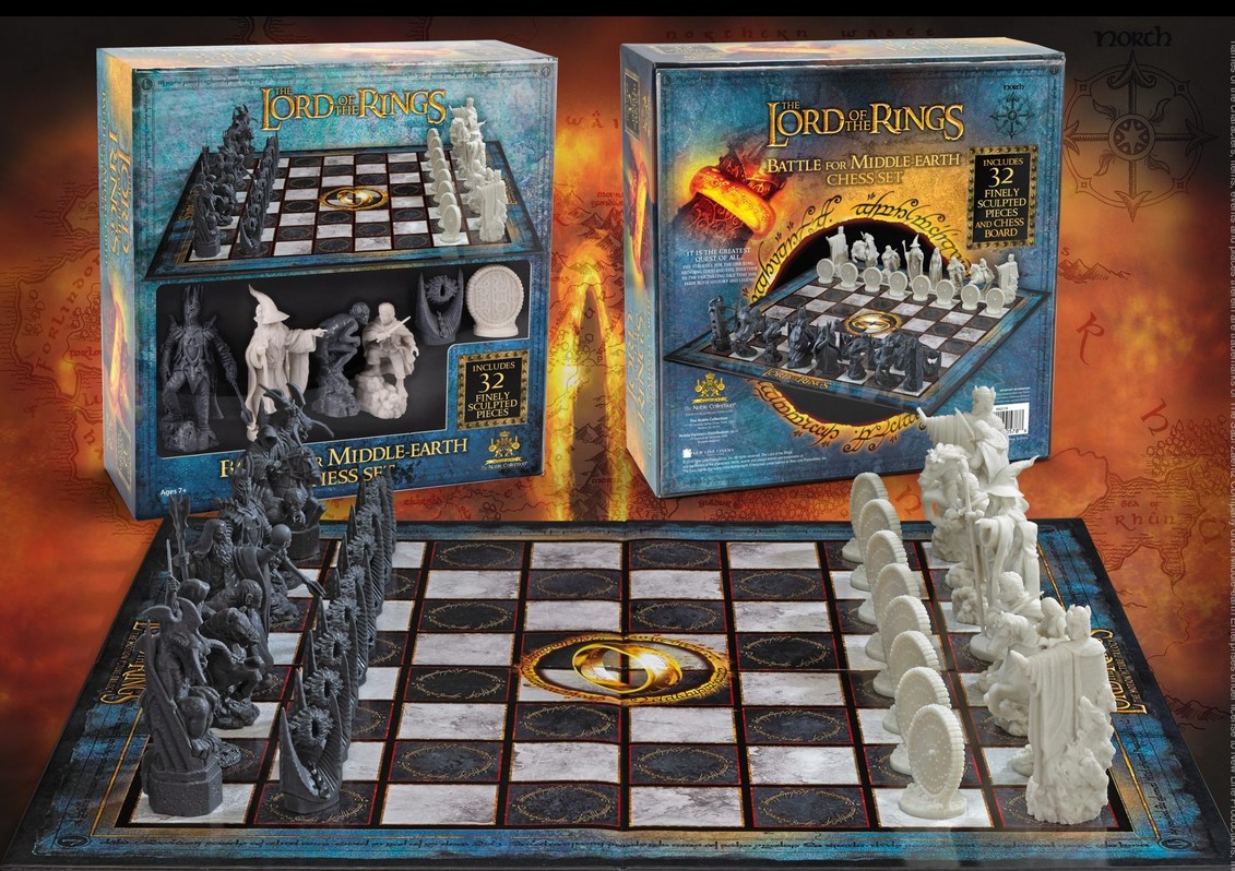 Battle For Middle-earth Chess Set : LORD OF THE RINGS – Wizards & Wonders