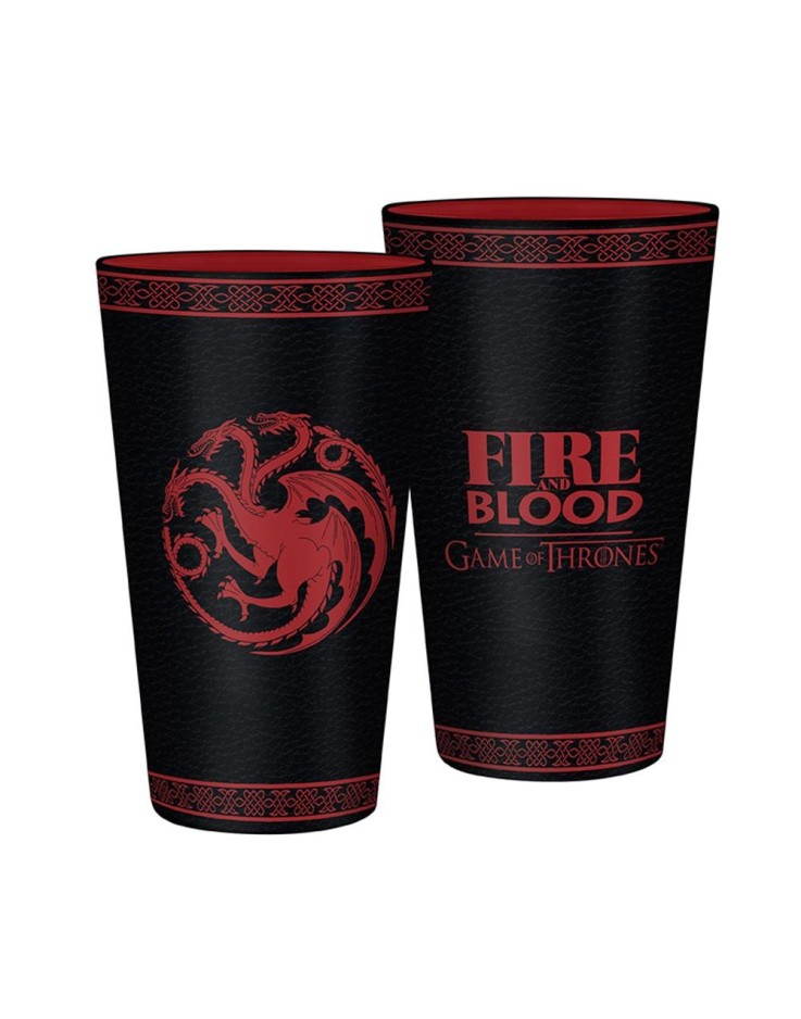Game of Thrones Targaryen 400ml Glass – Wizards & Wonders