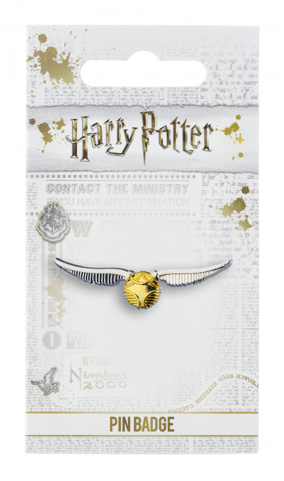 Golden Snitch Pin Badge – Wizards & Wonders